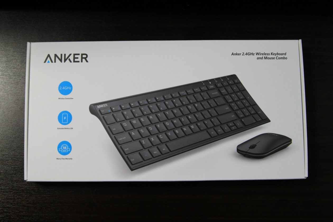 Anker 2.4GHz ワイヤレスキーボード & マウスセット | 1.5流